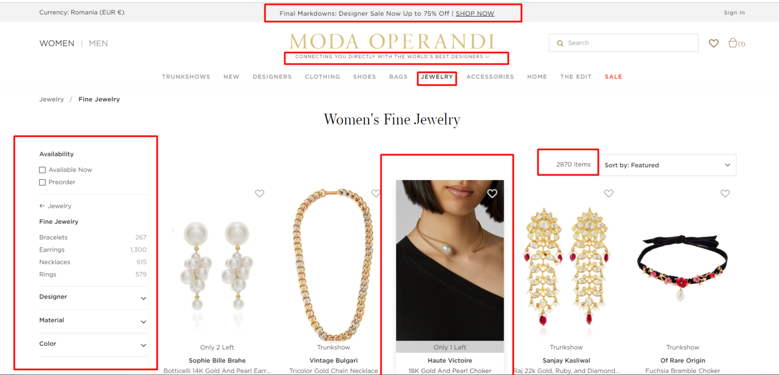 Jewellery Website Design Examples Every Store Must Model